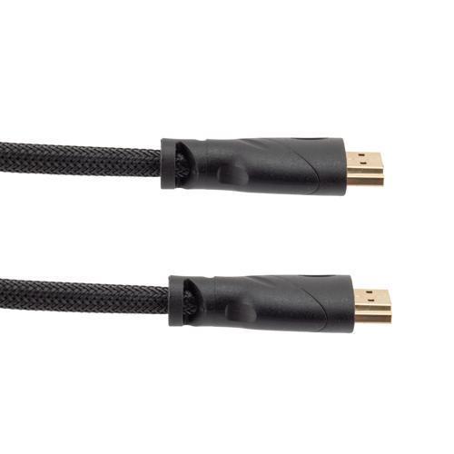 Premium High Speed Nylon Braided HDMI Cable, Male to Male with Ferrites ...