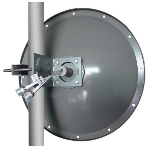 2.4 GHz 18 dBi Dual Polarity/X-Polarity MIMO Dish Antenna - HG2418DPD