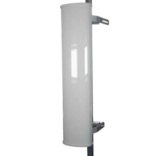 3300-4200 MHz, 18 dBi, Sector Panel Antenna, 45 Deg. Slant Polarized, 2 ...