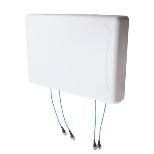 Indoor DAS Panel Antenna, 7/10 dBi gain, 2 x 617-960 MHz / 1695 -2700 ...