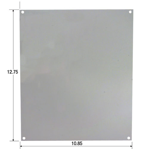 Blank Non-Metallic, Starboard Mounting Plate for 1412xx Series ...