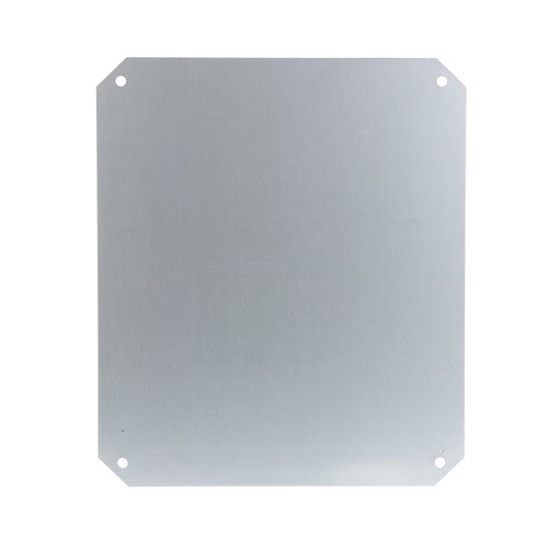 Blank Aluminum Mounting Plate for 12x10x6 Polycarbonate Enclosures