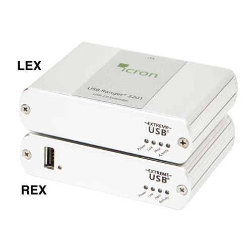 Icron USB 2.0 Ranger 2201 1-Port Cat5e (or better) USB Extender (100m ...