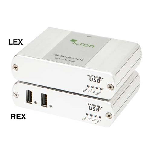 Icron USB 2.0 Ranger 2212 2-Port Cat5e (or better) USB Extender System ...
