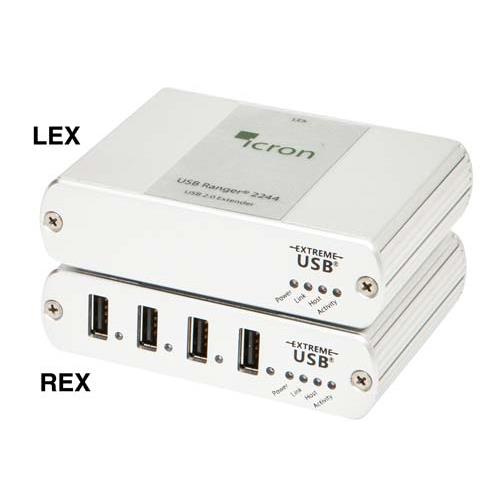 Icron USB 2.0 Ranger 2244 4-Port Singlemode Duplex LC USB Extender ...