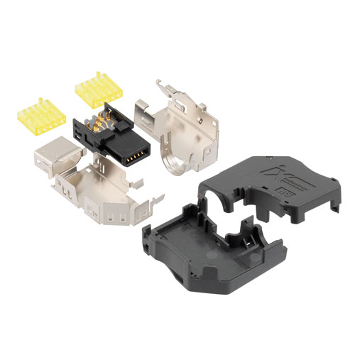 IX Industrial Right Angle Plug, 10gig, A Key for Ethernet ...