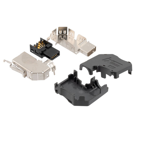 IX Industrial Right Angle Plug, 10gig, A Key for Ethernet ...