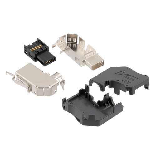 IX Industrial Right Angle Plug, 10gig, A Key for Ethernet ...