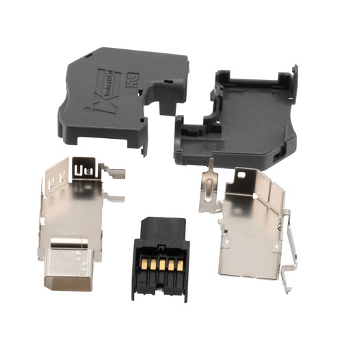IX Industrial Right Angle Plug, 10gig, A Key for Ethernet ...