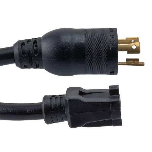 L5-20P - N5-20R Lck Power Cord, 20A, 125V, 1 FT