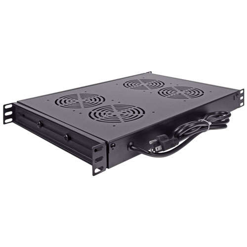 1U Rack mount Cabinet mount (4 UL listed fans) Fan Panel, 110v, with ...