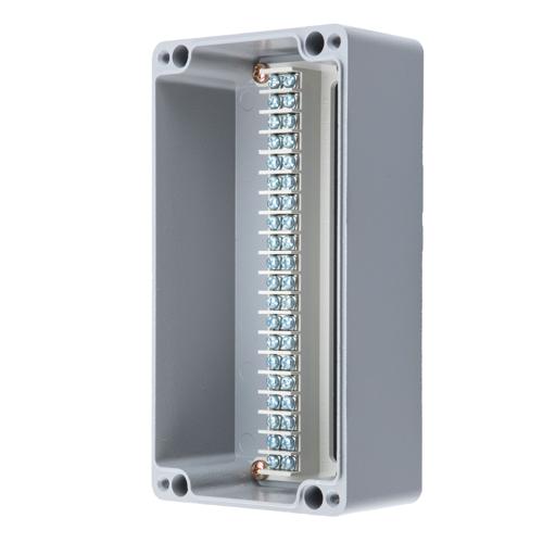 Aluminum Terminal Box, 20 point, Center mounting