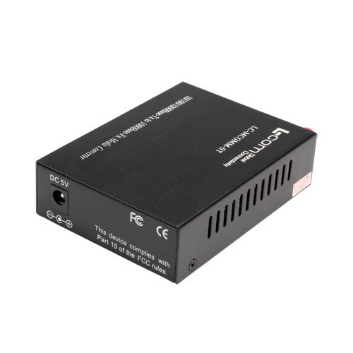 L-com Ethernet Media Converter 10/100/1000TX RJ45 to 1000SX Multimode ...