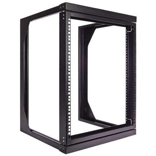 12U Swing Gate Open Wall Rack