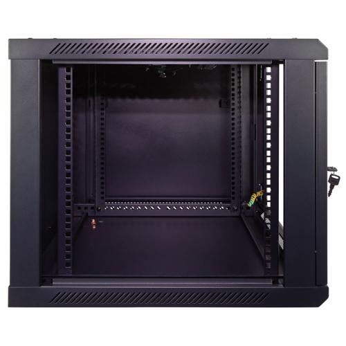 19-inch wide Network Cabinet, 9U, 23.6 inch (600mm) depth, Black