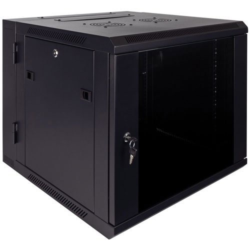 9U Wall Mount Double Section Hinged Swing Out Server Network Rack ...
