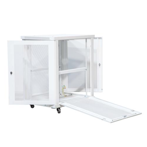 18U, Mid-Depth 33 inches (840mm), Networking 19-inch Rack Cabinet ...