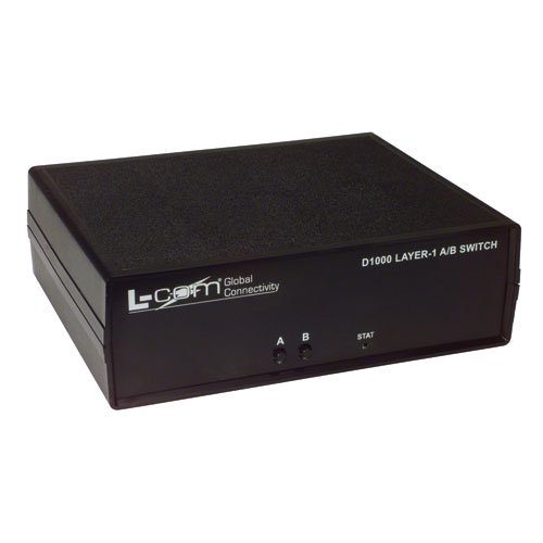 L-com DB9 A/B Switch Box w/Serial Control - Latching - LC-SNSW-DB9-LSC