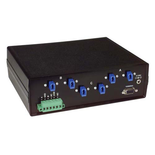 L-com Multimode LC Fiber A/B Switch w/Ethernet Control - Latching - LC ...