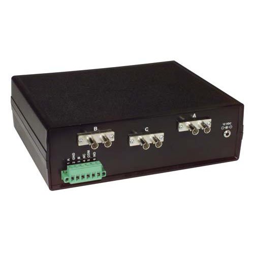 L-com Multimode ST Fiber A/B Switch - Latching - LC-SNSW-FMMST-L