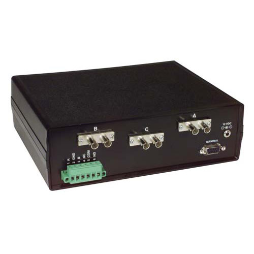 L-com Single mode ST Fiber A/B Switch w/Serial Control - Non Latching ...