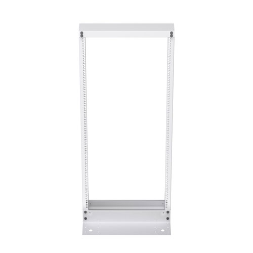 25U 2-Post Open Frame Rack RAL9003 -Signal White