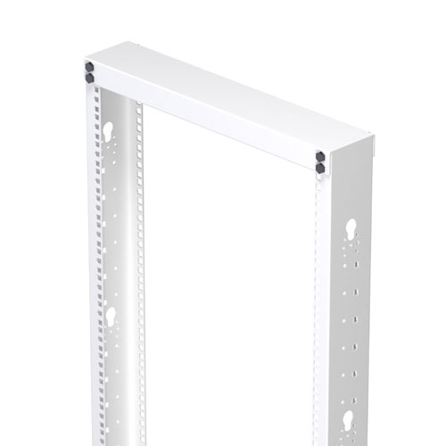 45U 2-Post Open Frame Server Rack RAL9003 -Signal White