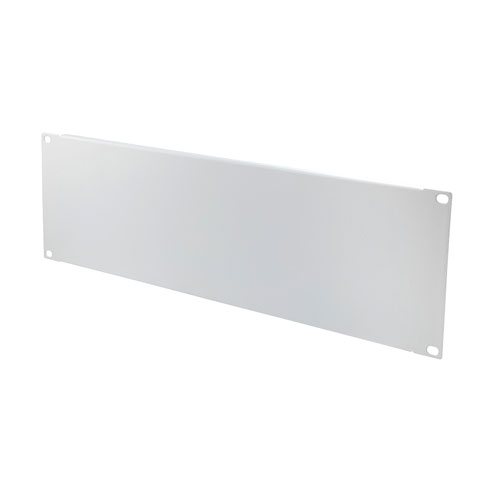 19" Solid Blank Panel 3U - RAL9003 -Signal White