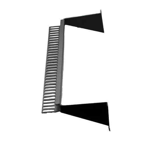 19 Inch Cold Rolled Steel Horizontal Mount Flat Lacing Bar, Rack Mount