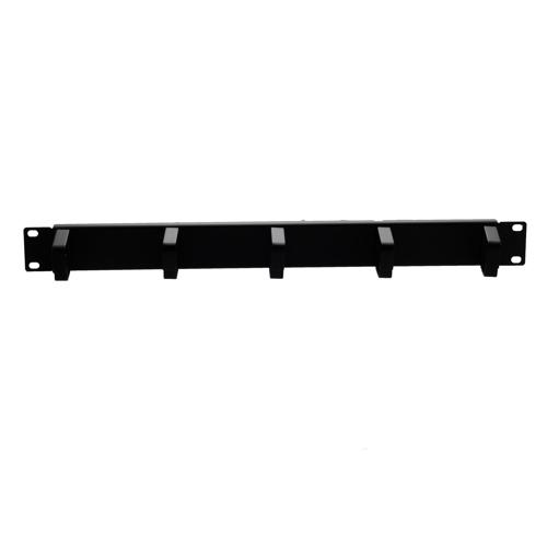 1U Cold Rolled Steel Horizontal Cable Manager With 5 Cable Rings, Rack ...