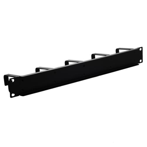 1U Cold Rolled Steel Horizontal Cable Manager With 5 Cable Rings, Rack ...