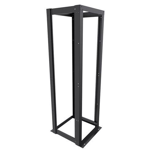 23 inch width, 4-Post Open Rack 45U Threaded