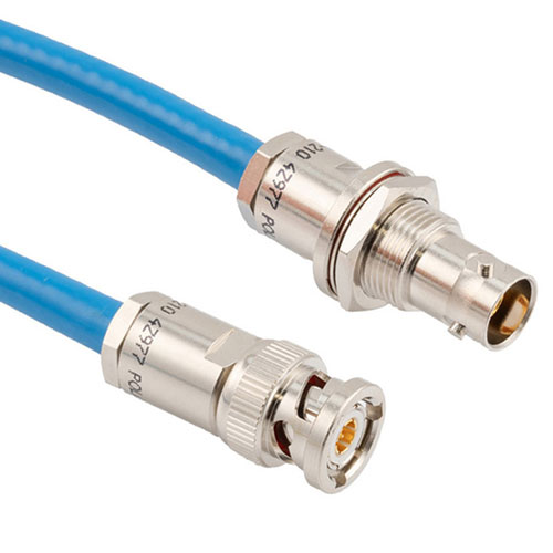 TRB 3-Slot Plug to TRB 3-Lug Jack Non-Insulated Bulkhead 1553 Cable 36 ...