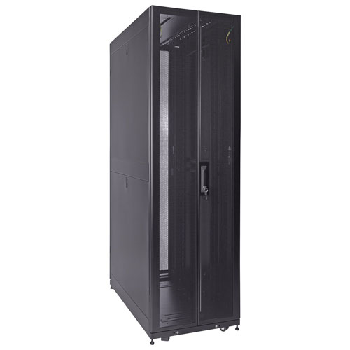 42U Server Rack Cabinet, 1000mm depth, Perf. Front Door and rear french ...