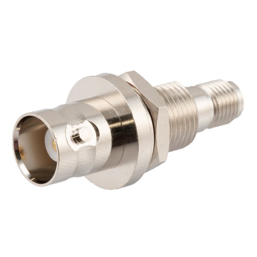 Coaxial Adapter, SMA Female / BNC Female Bulkhead