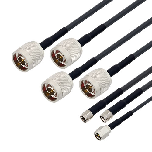 4 Cellular, 2 Wi-Fi, 1 GPS Combination Antenna 4 N Type, 2 RP SMA, 1 ...