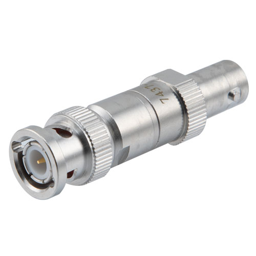 2W/10 dB Fixed Attenuator, BNC Male to BNC Female Brass Tri-Metal Body ...