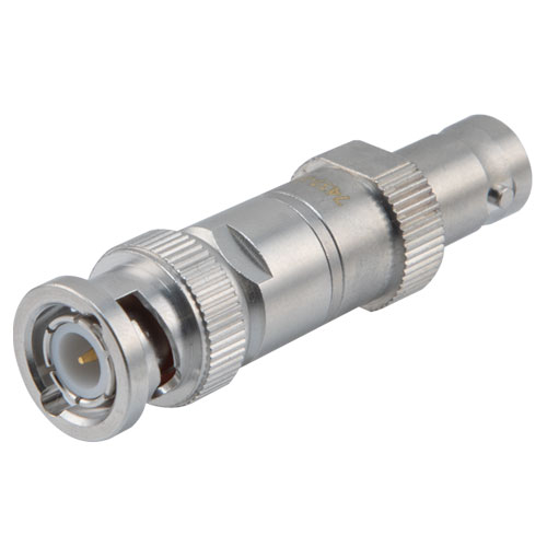 2W/15 dB Fixed Attenuator, BNC Male to BNC Female Brass Tri-Metal Body ...