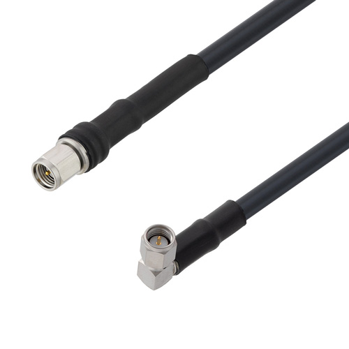 Low Loss SMA Male to SMA Male Right Angle Cable Assembly using LMR-240 ...