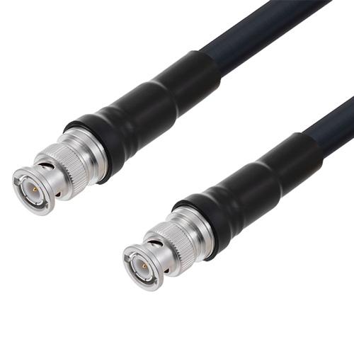 Low Loss BNC Male to BNC Male Cable Assembly using LMR-400-DB Coax, 1.5 ...