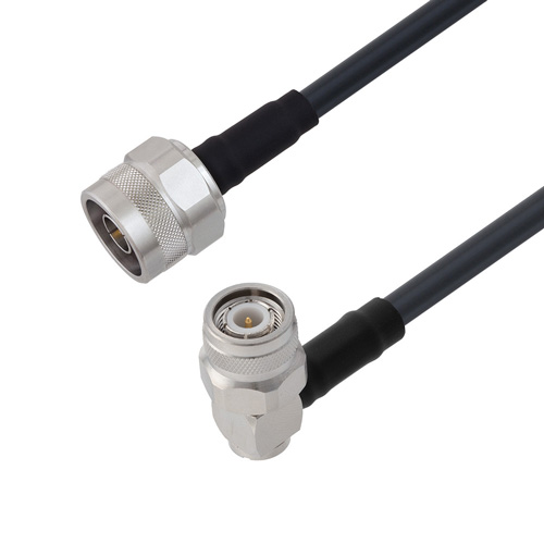 Low Loss N Male to TNC Male Right Angle Cable Assembly using LMR-240 ...