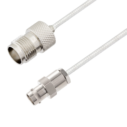 BNC Female to TNC Female Cable Assembly using LC085TB Coax, 6 FT