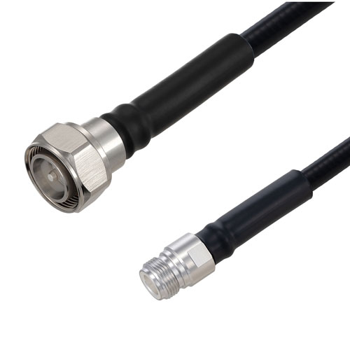 Fire Rated 4.3-10 Male to N Female Low PIM Cable Using SPF-375 Coax ...