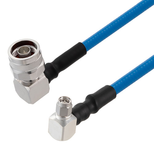 Plenum N Male Right Angle to SMA Male Right Angle Low PIM Cable Using ...