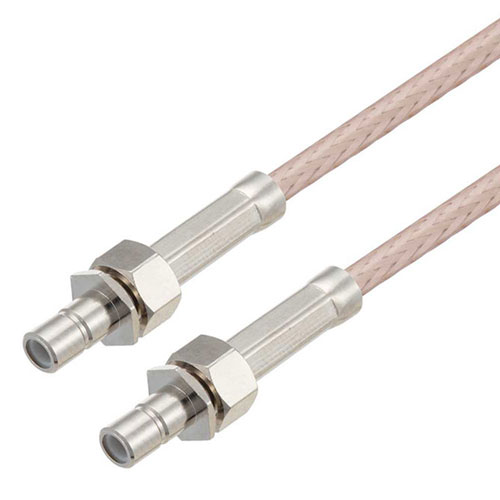 SMB Jack to SMB Jack Cable Assembly using RG316-DS Coax, 1.5 FT