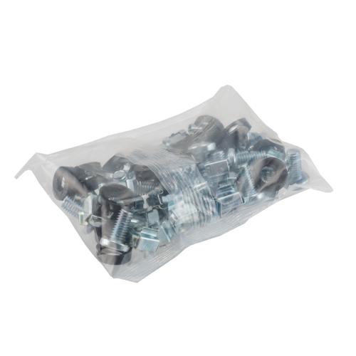 20 pack M6 cage nut set(20ea, M6 screws,M6 cage nuts, M6 washers). Zinc