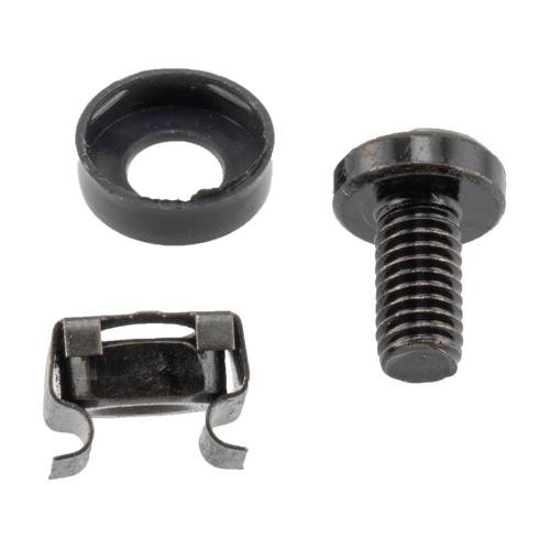 50 pack M6 cage nut set(50ea, M6 screws,M6 cage nuts, M6 washers). Black
