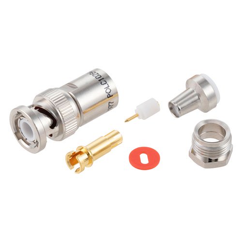 78 Ohm TRB 3-Slot Plug 1553 Connector Clamp/Solder Attachment for 30 ...