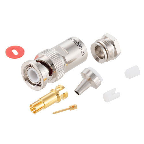 100 Ohm TRB 3-Slot Plug 1553 Connector Clamp/Solder Attachment for ...