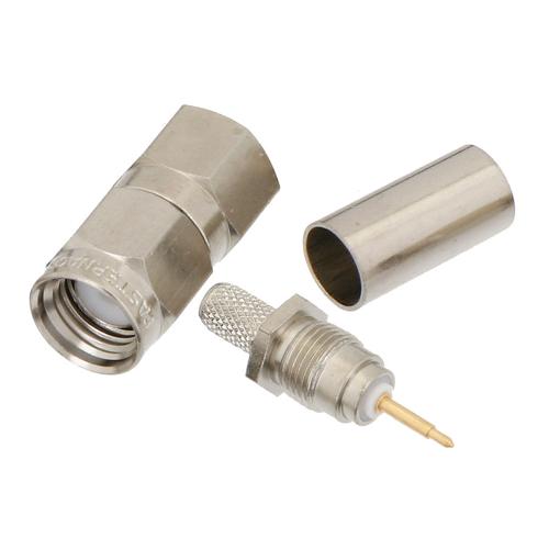 SMA Male Connector Crimp/Solder (Captive Contact) Attachment For RG58